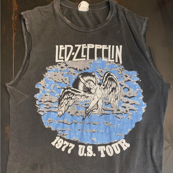 Shirts | Authentic Vintage 1977 Led Zeppelin Tank | Poshmark